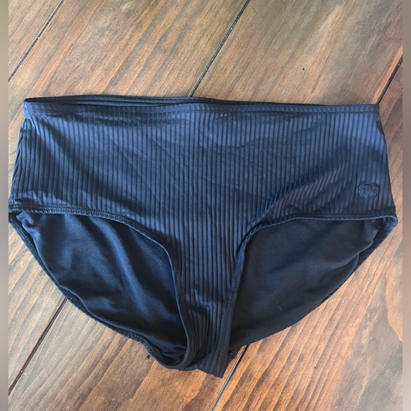 Albion | Swim | Albion High Waisted Ribbed Bottoms Black Size M | Poshmark